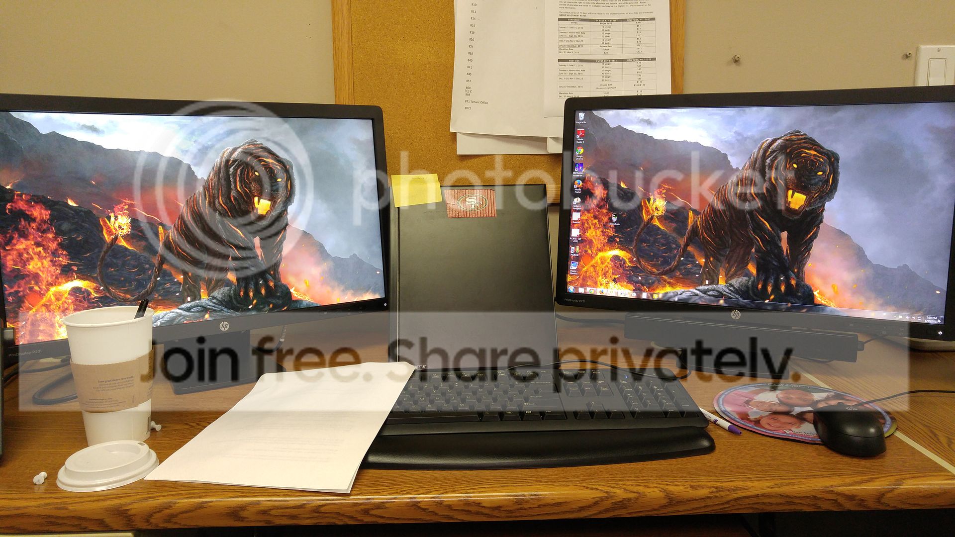 It's sad that my work setup has dual monitors and my gaming PC doesn't ...